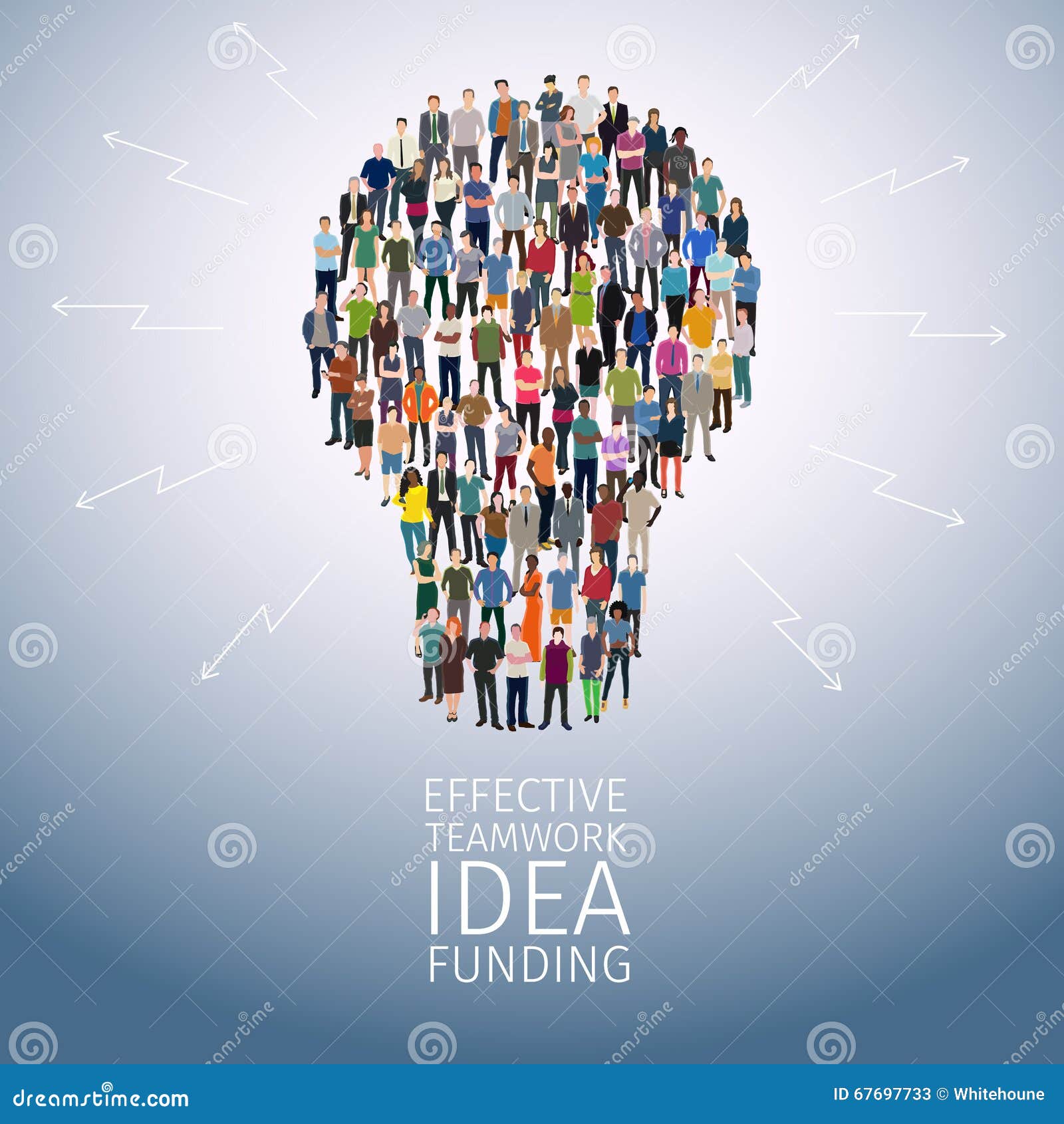 People making ideas stock vector. Illustration of large - 67697733