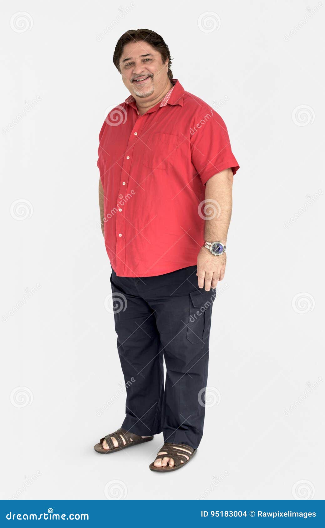 People Man Full Body Studio Shoot Concept Stock Photo - Image of white ...