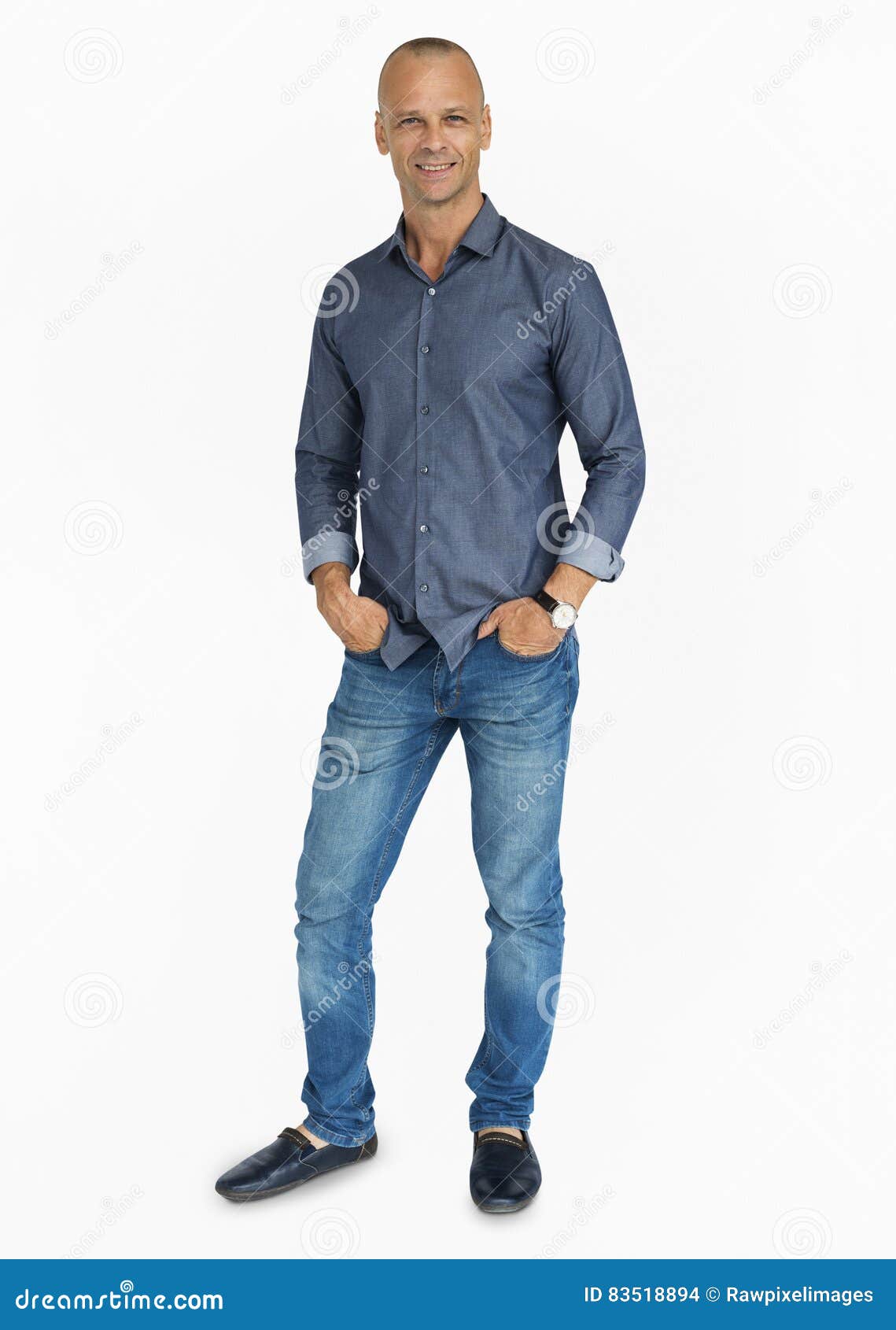 People Man Full Body Studio Shoot Concept Stock Photo - Image of male ...