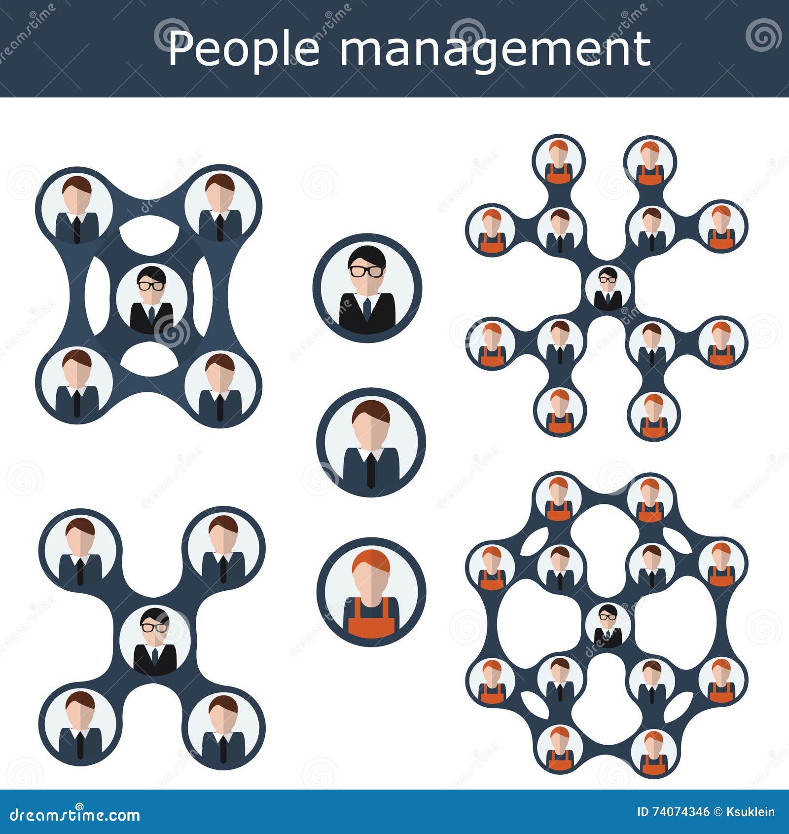 Office Hierarchy. Business Pyramid. Company Structure. Boss Sitting On ...