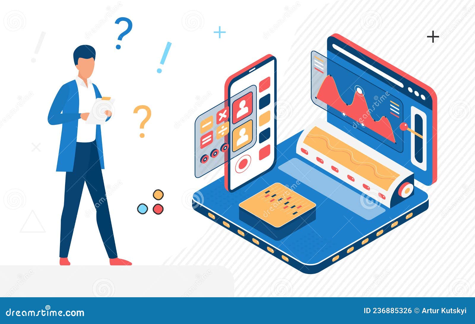 Workforce Productivity Efficiency Concept Illustration Royalty-Free ...