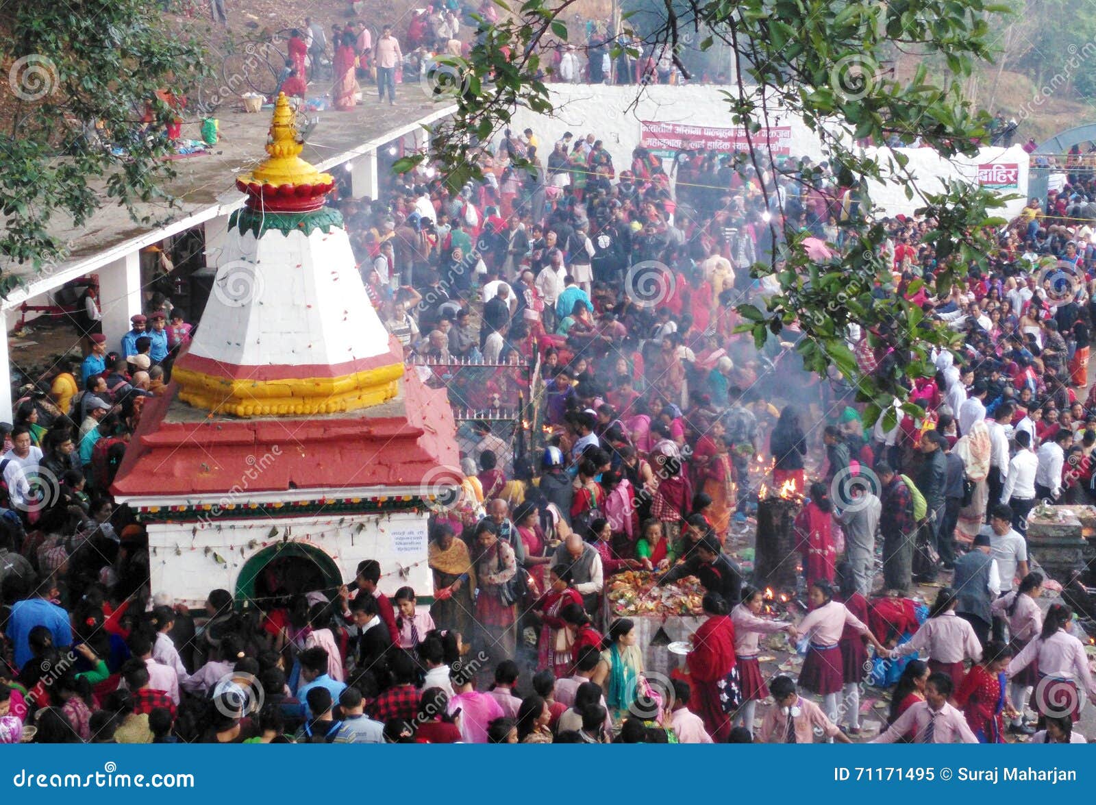 People at Matatirtha in Mother S Day Editorial Image - Image of folks ...