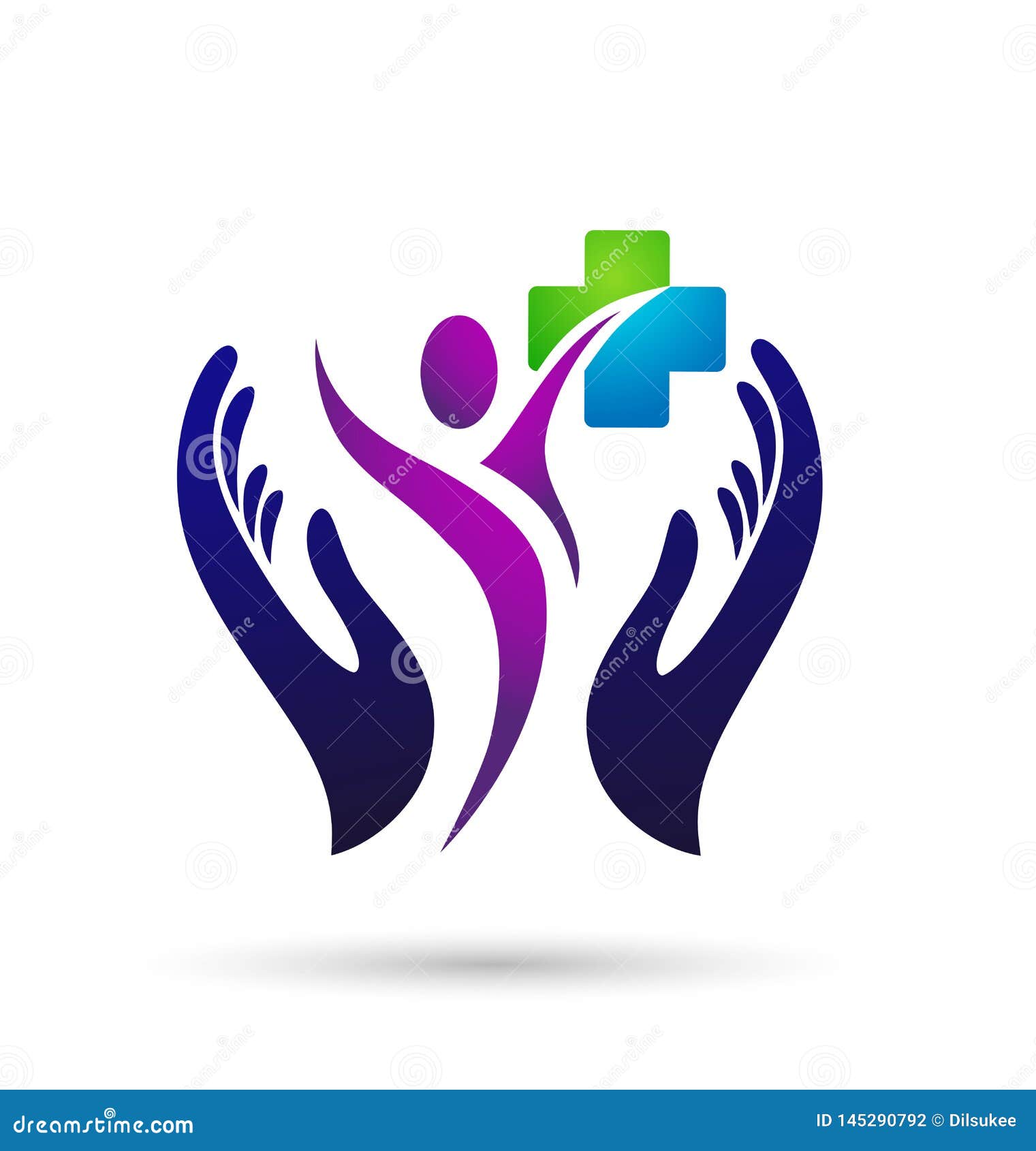 People Family Medical Care Logo Icon Winning Happiness Health Together ...