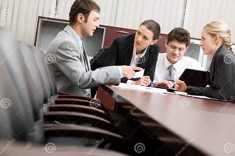 People at meeting stock image. Image of colleagues, businesswomen - 3686791