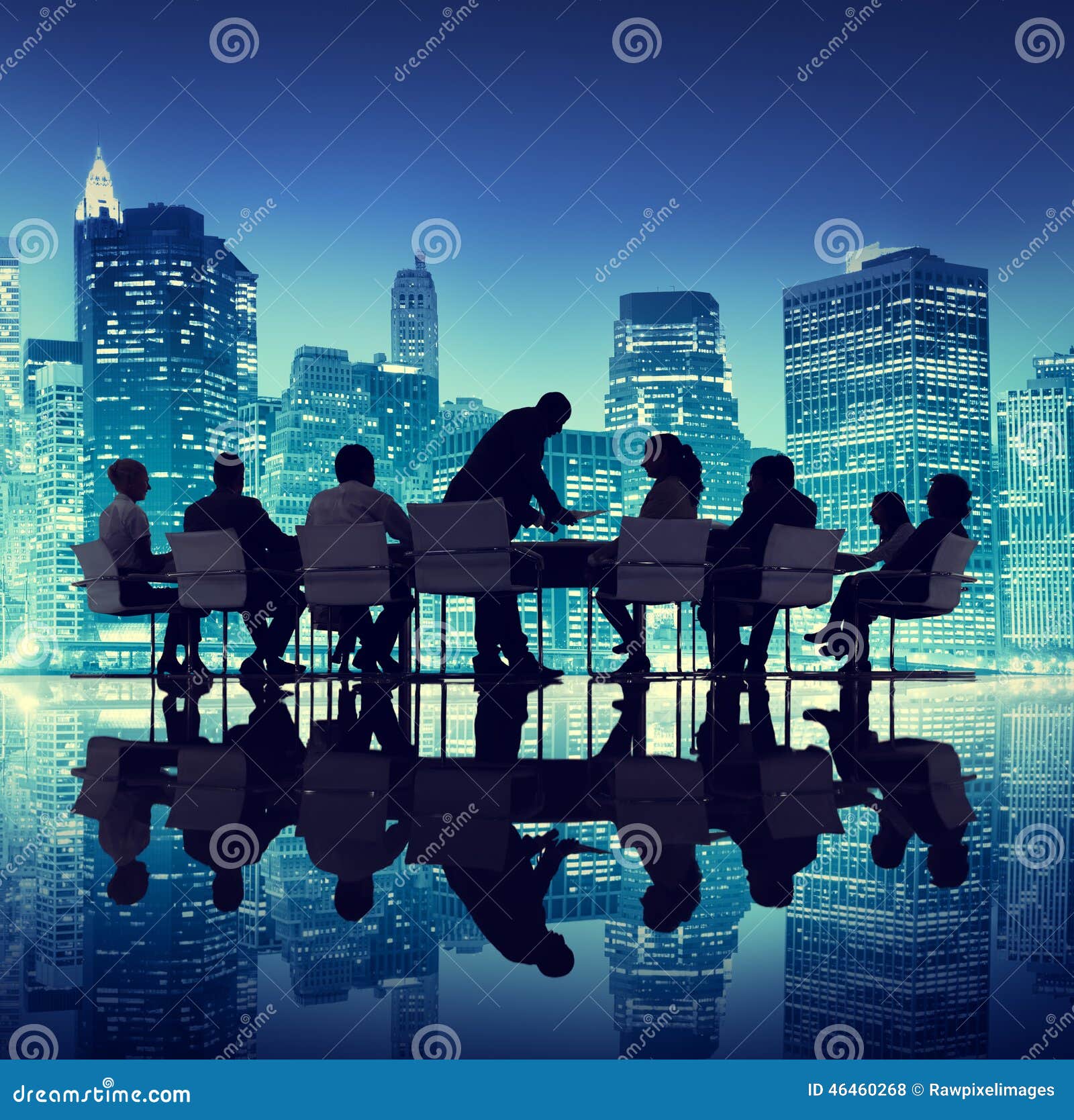 People Meeting Business Cityscape Concepts Stock Photo - Image of ...
