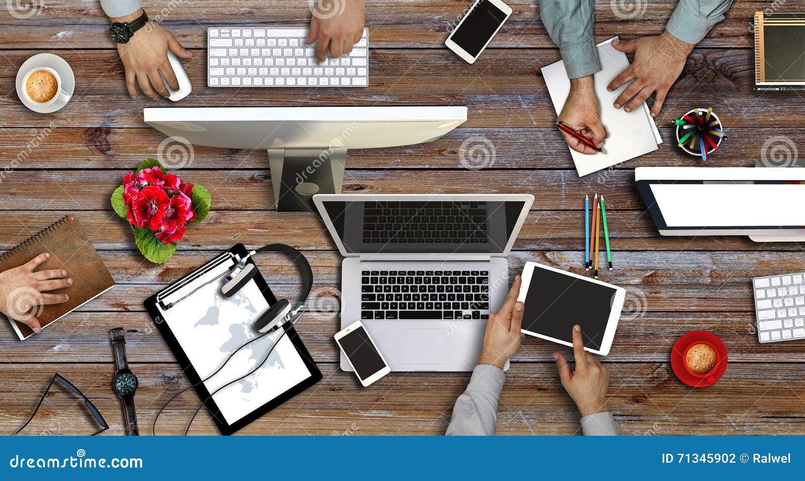 People Meeting Corporate Working Technolog Concept Stock Photo - Image ...