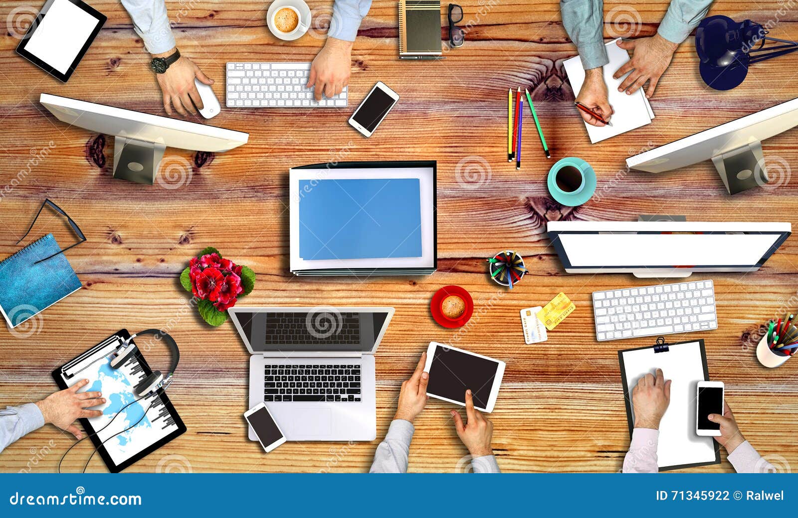 People Meeting Corporate Working Technolog Concept Stock Photo - Image ...