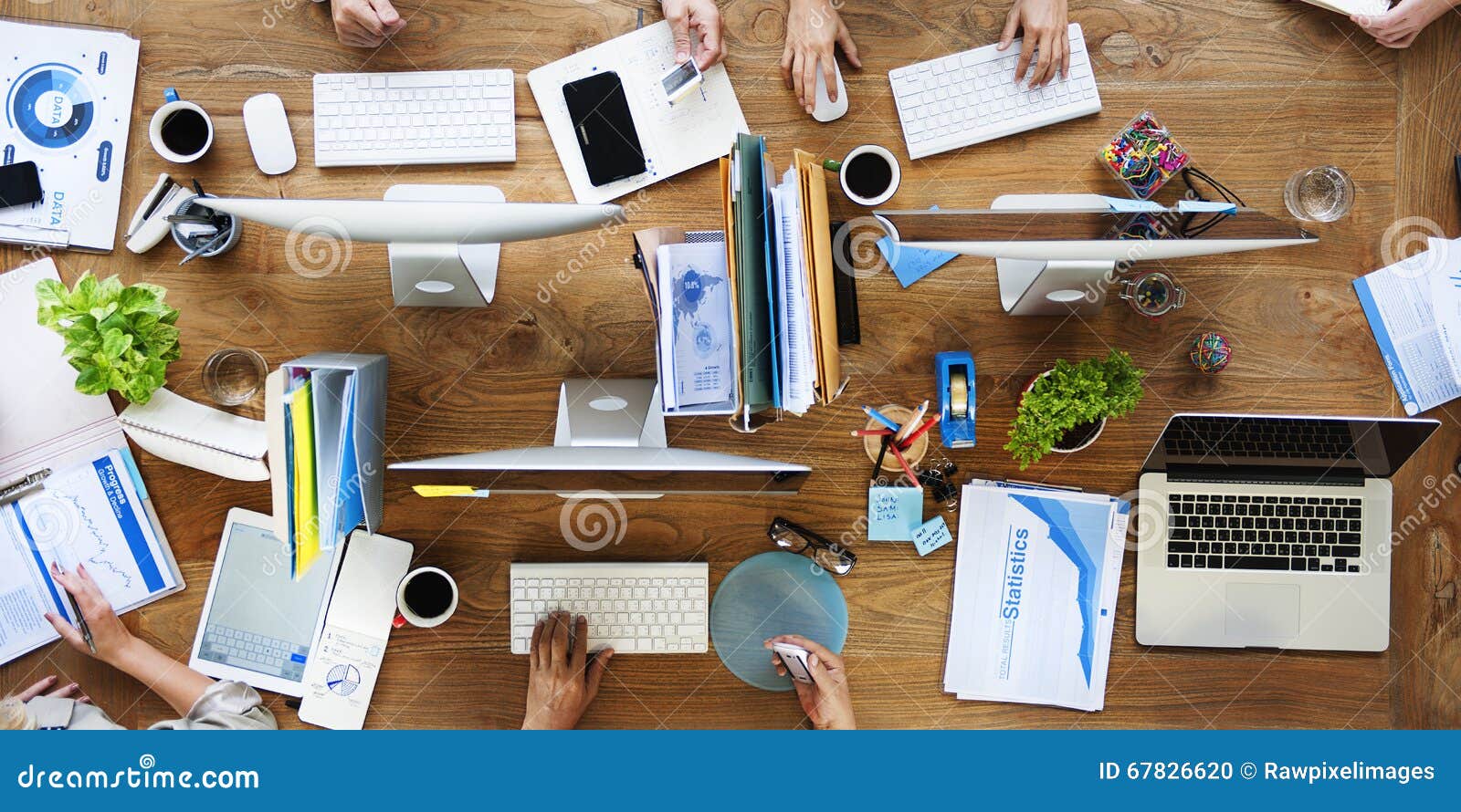 People Meeting Corporate Working Technology Startup Concept Stock Photo ...