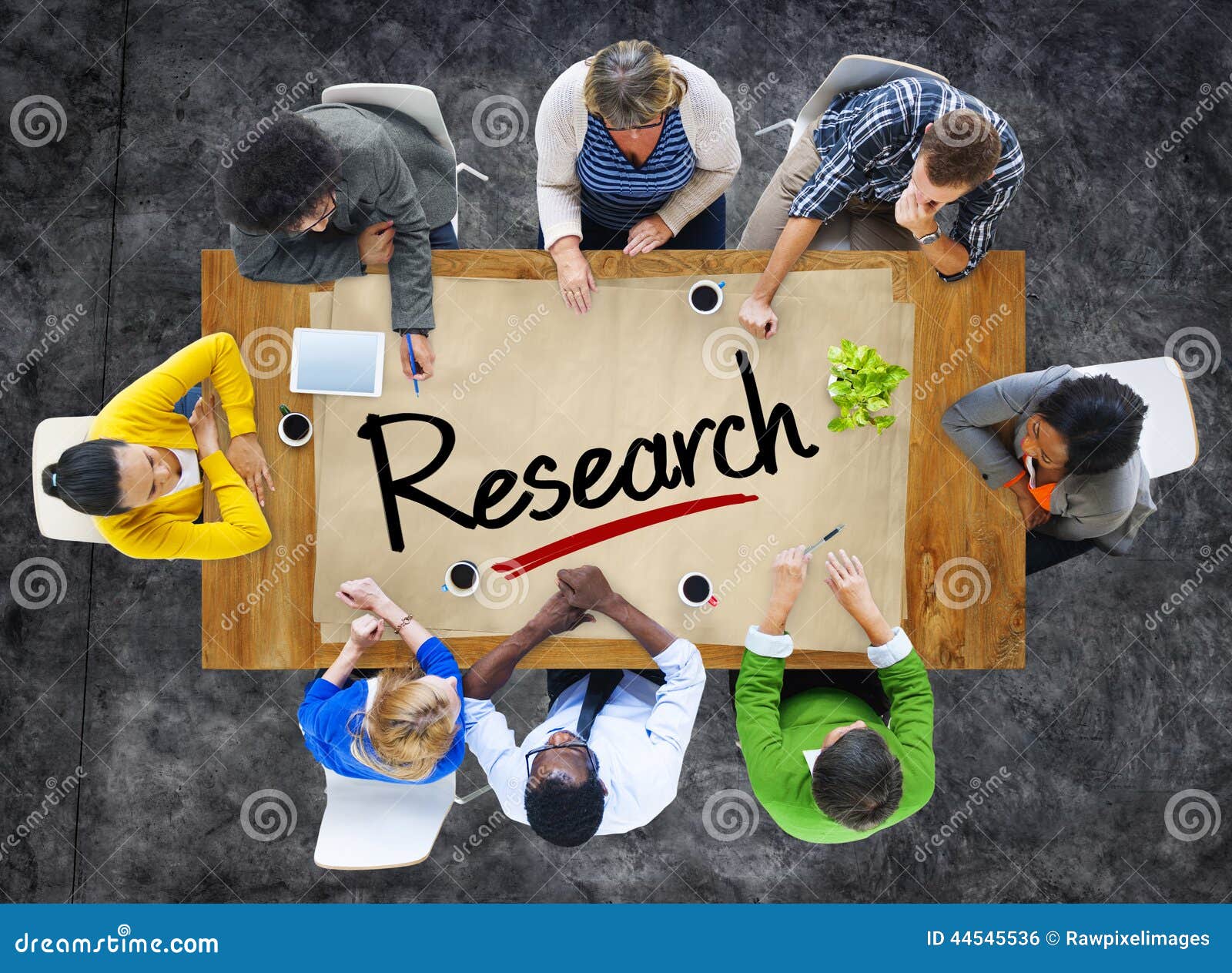 People in a Meeting and Research Concept Stock Photo - Image of asian ...