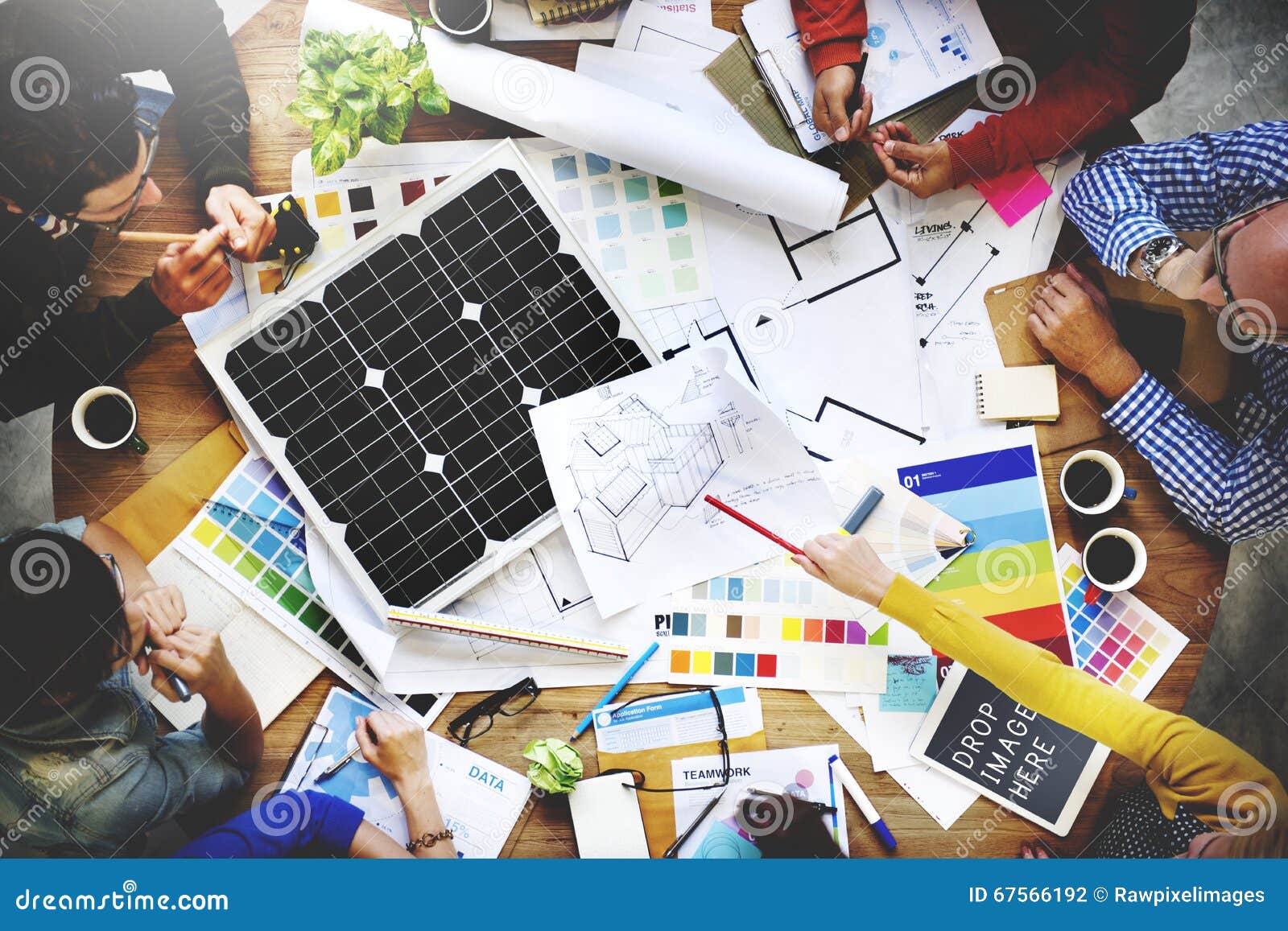 Teamwork In Architect Studio Royalty-Free Stock Photography ...