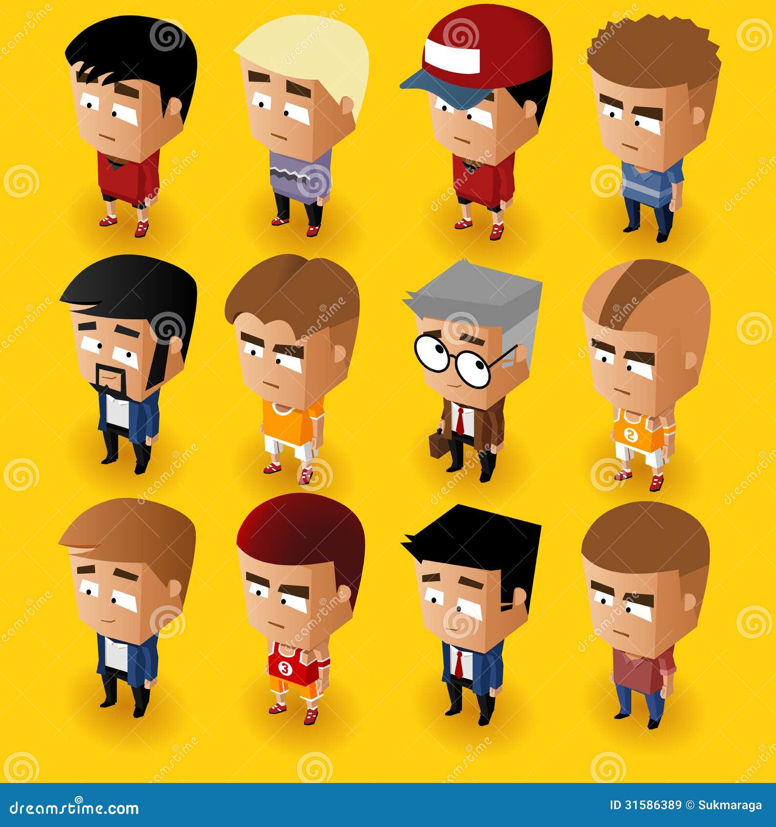 A Midget Man Body Silhouette Vector | CartoonDealer.com #184353616