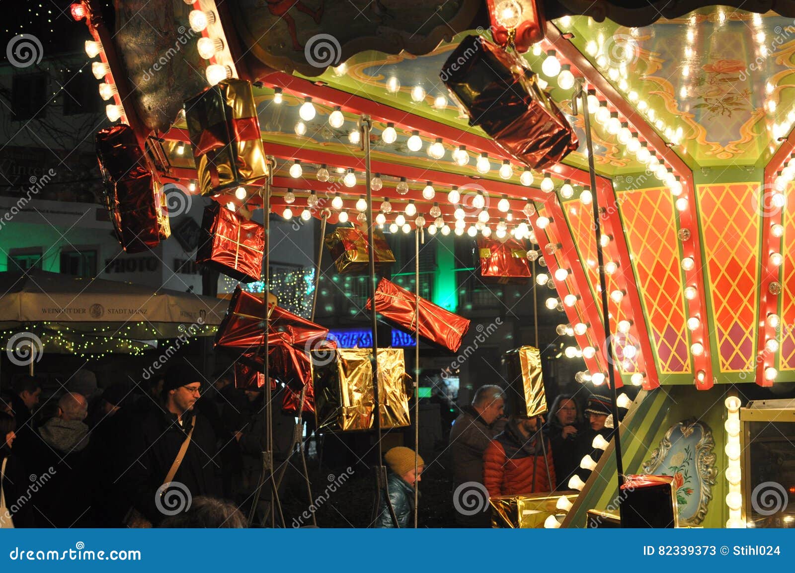 People at merry-go-round editorial stock photo. Image of fashioned ...