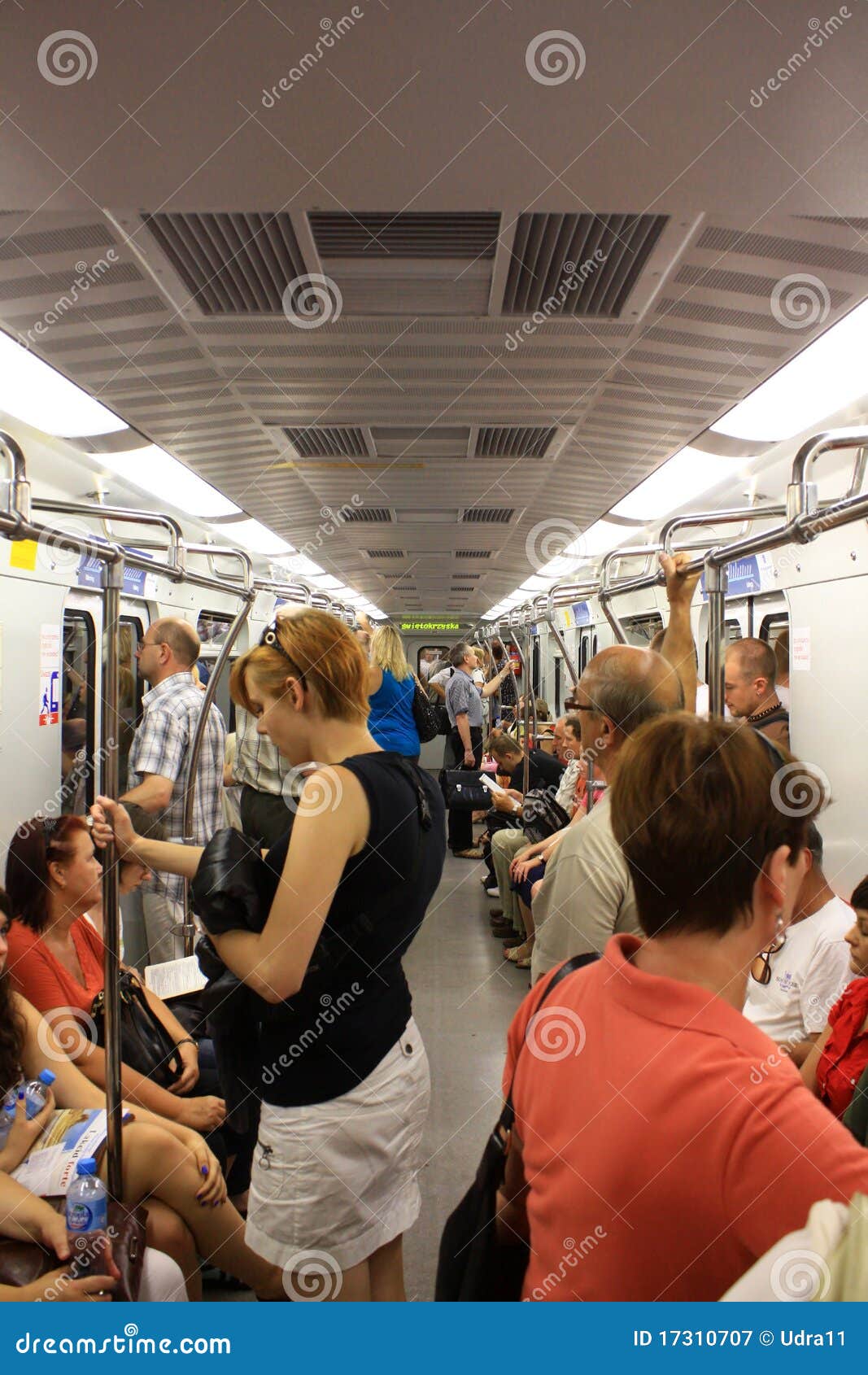 People in the metro editorial photography. Image of ascend - 17310707