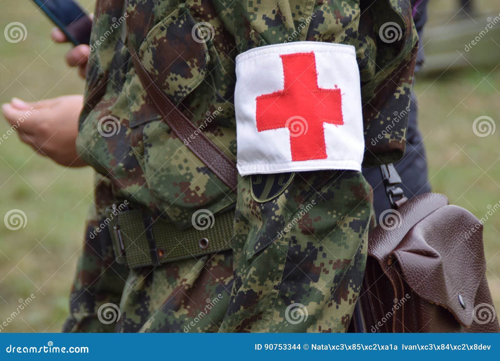 People from the Military of the Red Cross Editorial Stock Image - Image ...