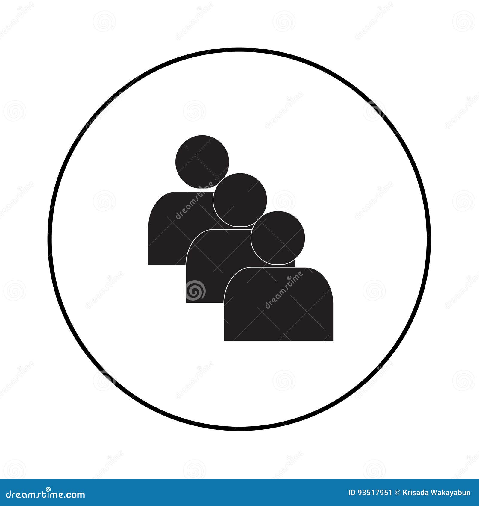 People Minimal Style Icon Vector Eps10 Stock Vector - Illustration of ...