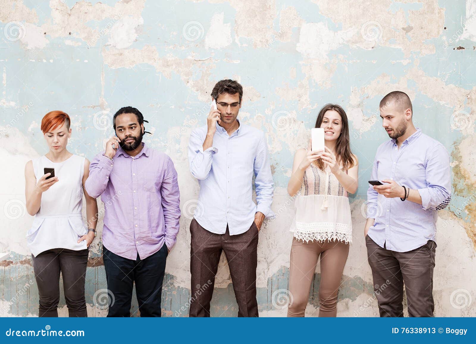 People with mobile phone stock image. Image of telephone - 76338913