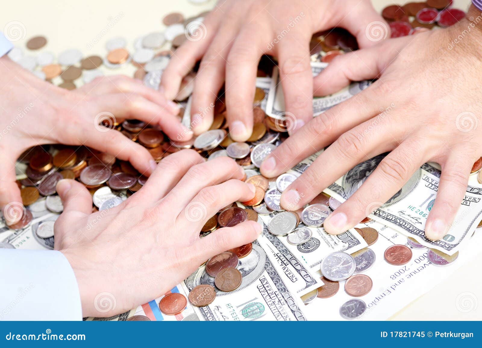 People And Money Royalty Free Stock Photo - Image: 17821745