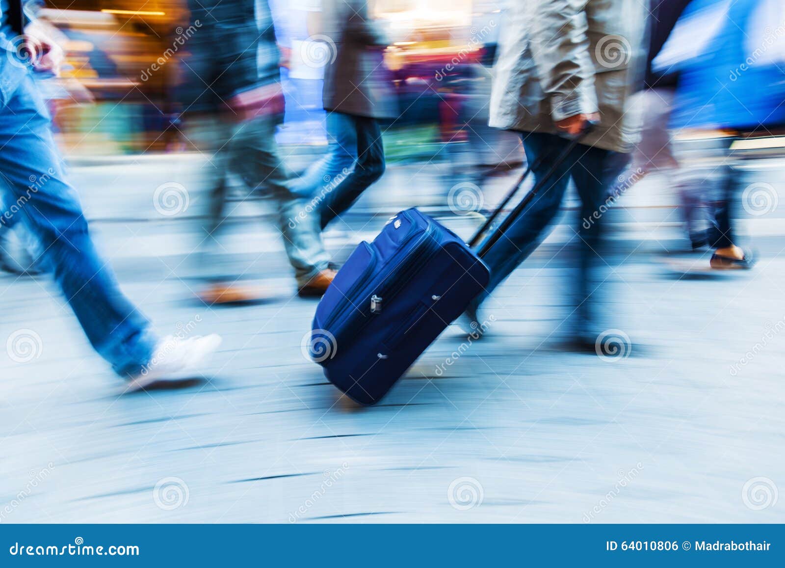 People in Motion Blur Walking in the City Stock Photo - Image of city ...
