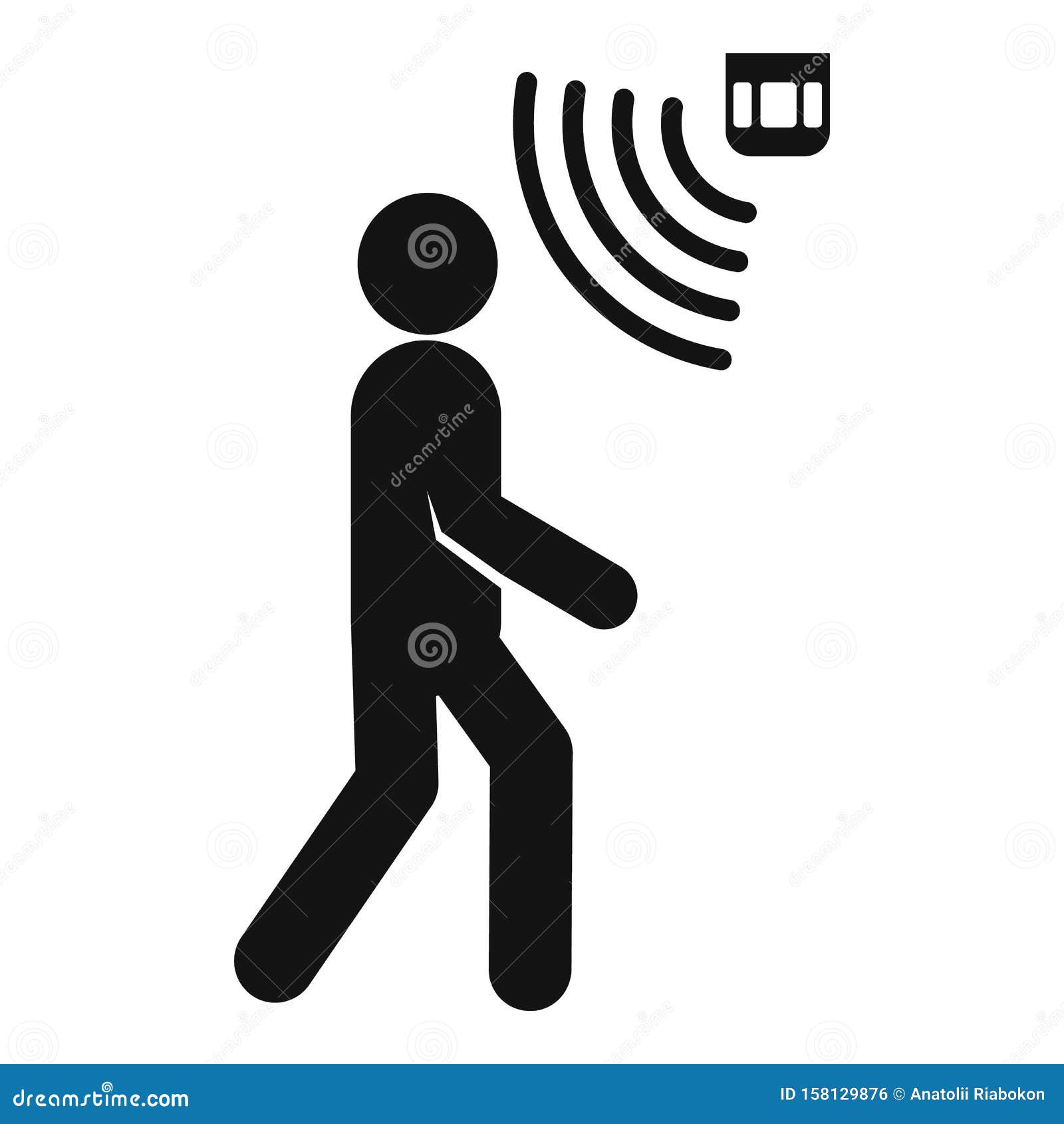 People Motion Sensor Icon, Simple Style Stock Vector - Illustration of ... People Motion Sensor Icon, Simple Style Stock Vector - Illustration of ...