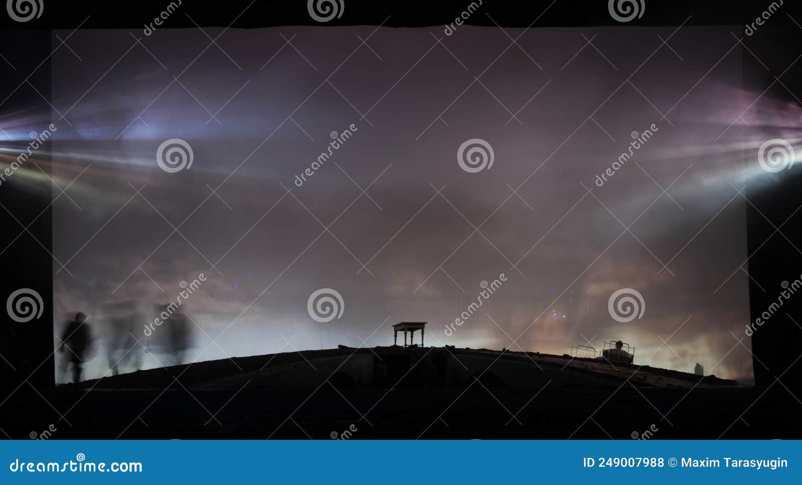 People in Motion on the Theater Stage, Drama Stock Photo - Image of ...