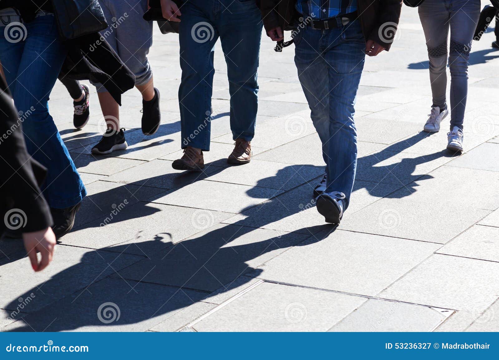 People on the Move in the City Stock Image - Image of life, backlit ...