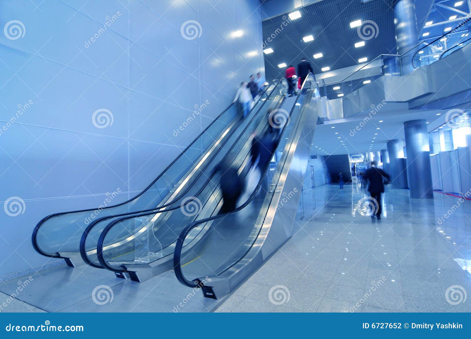 People Moving in Business Hall Stock Photo - Image of exhibition ...