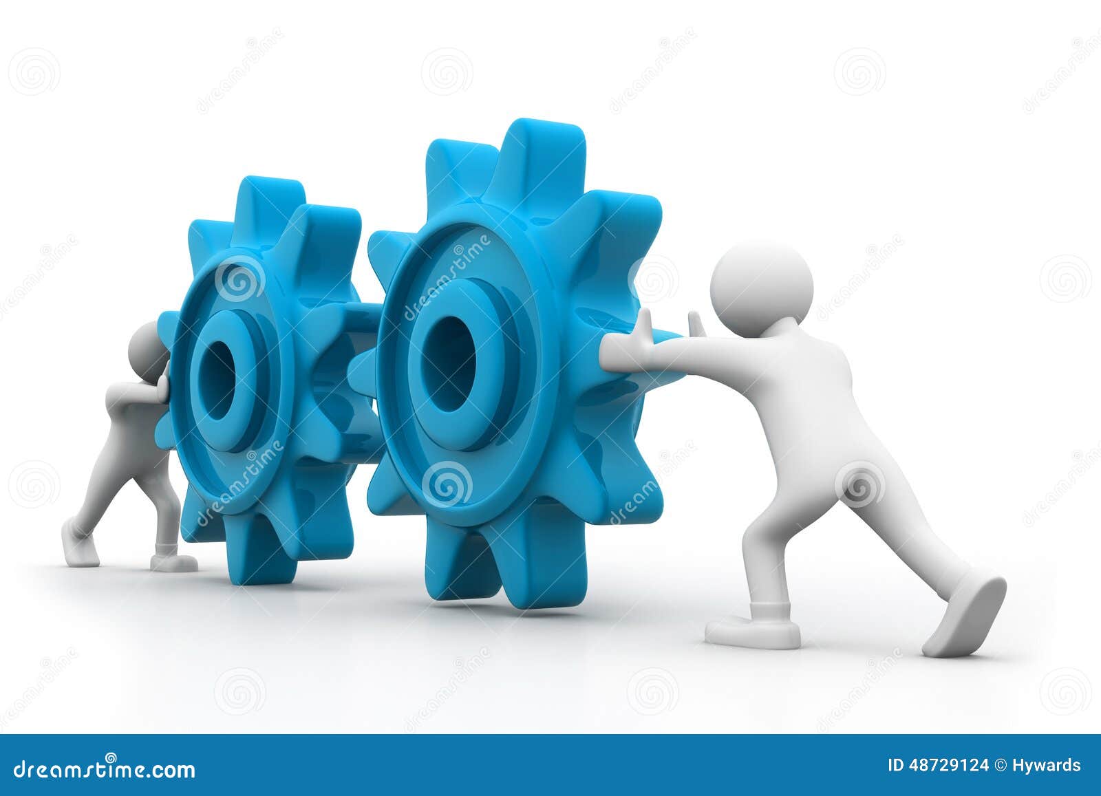People moving on gear stock illustration. Illustration of cogwheel ...