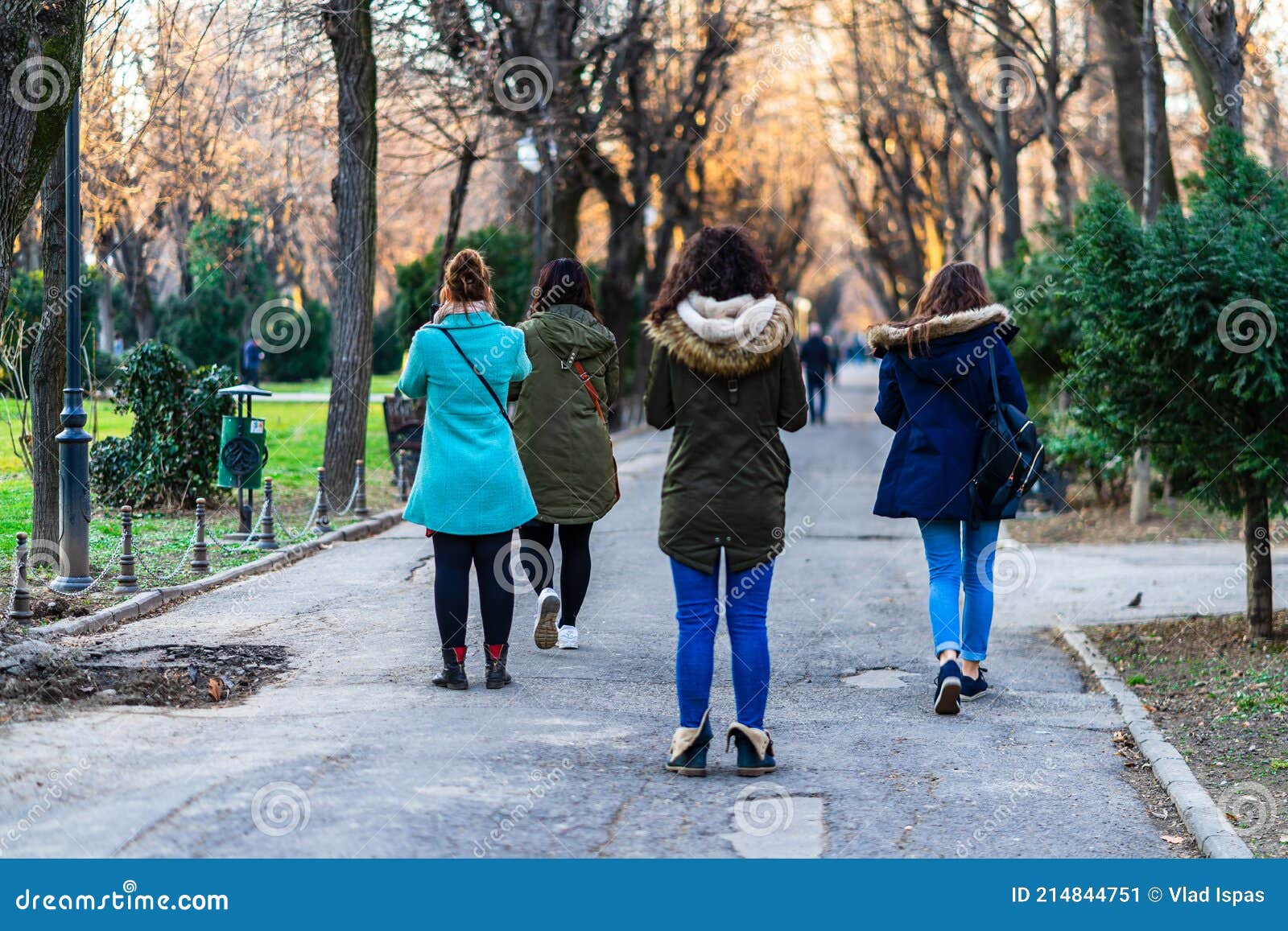 People Moving, Walking on the Streets in Downtown of Bucharest, Romania ...