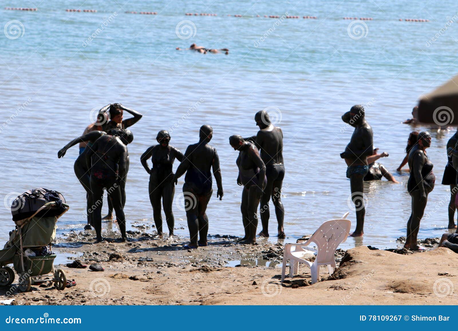 People in the mud editorial photography. Image of people - 78109267
