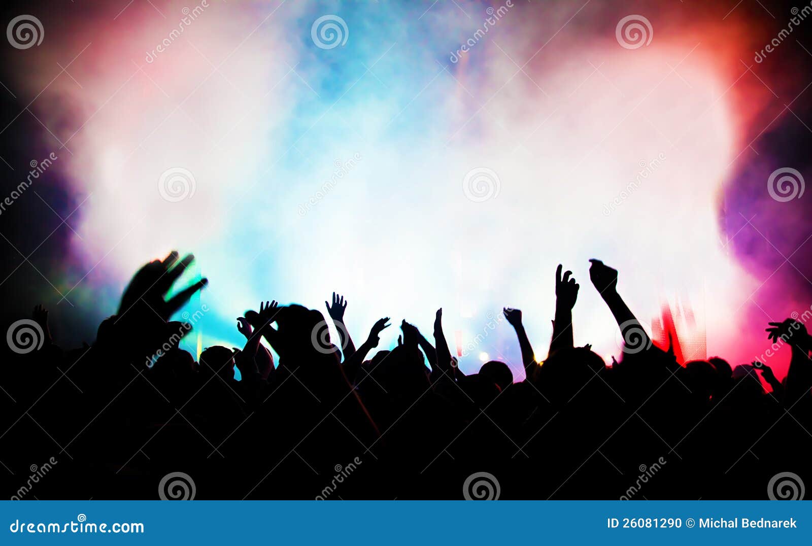 People on Music Concert, Disco Stock Photo - Image of event, beat: 26081290