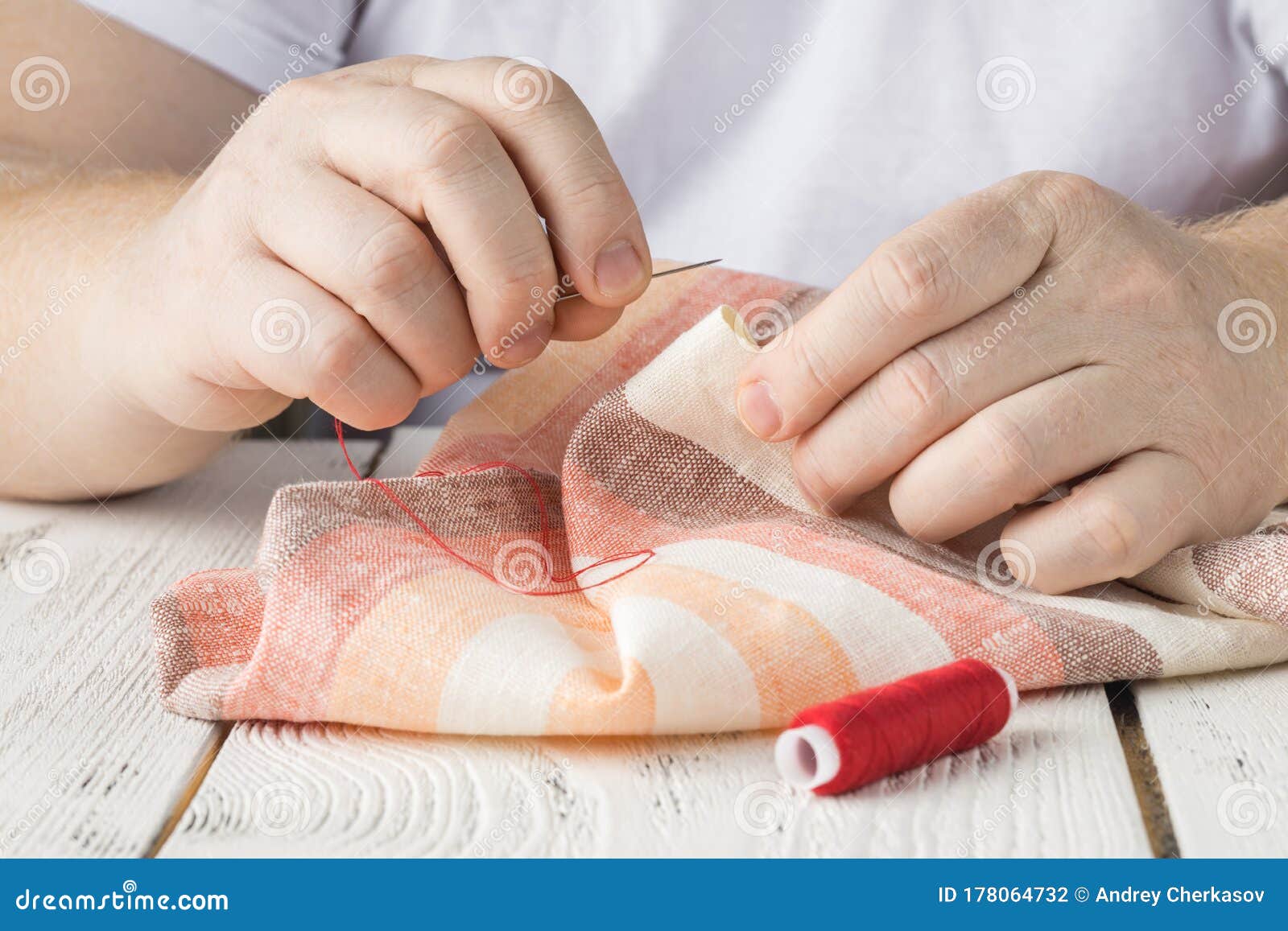 People, Needlework, Sewing and Tailoring Concept - Tailor Man with ...