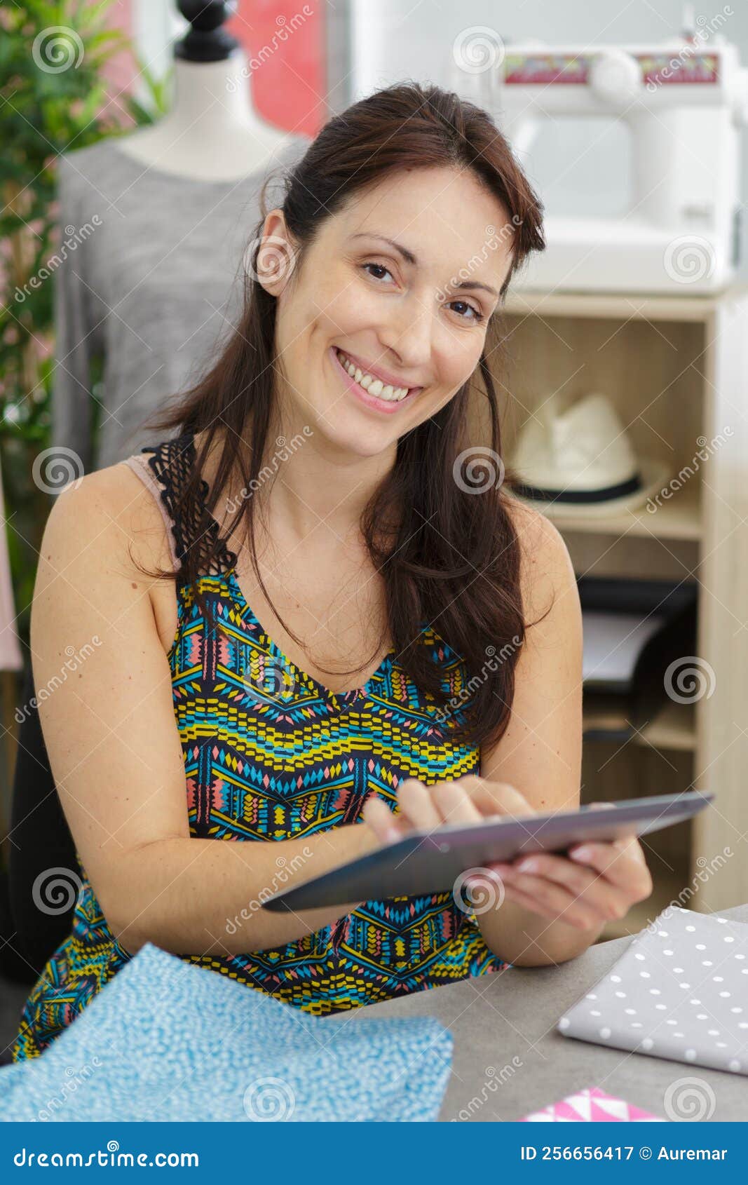 People Needlework Technology and Tailoring Concept Stock Image - Image of machine, technology ...