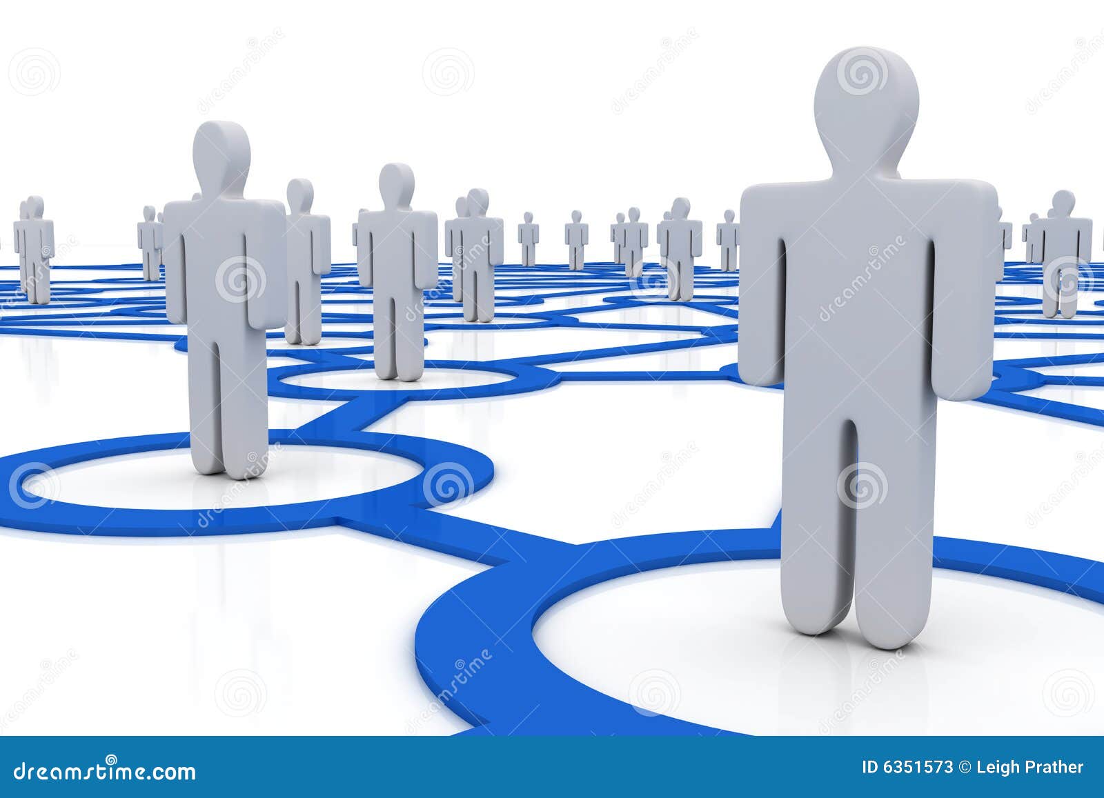People Network stock illustration. Illustration of blue - 6351573