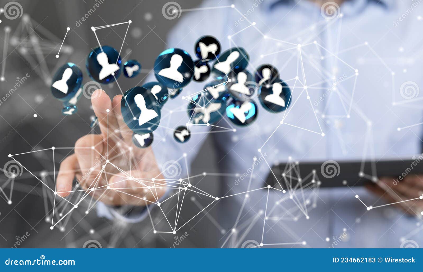 Network Structure HR - Human Resources Management and Recruitment Stock ...