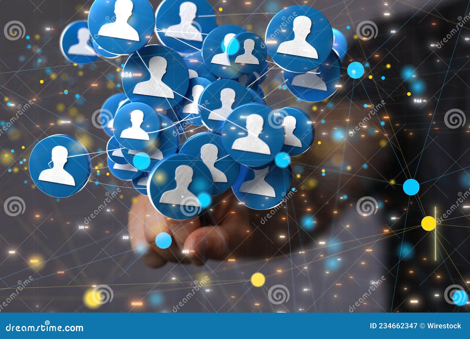 Network Structure HR - Human Resources Management and Recruitment Stock ...