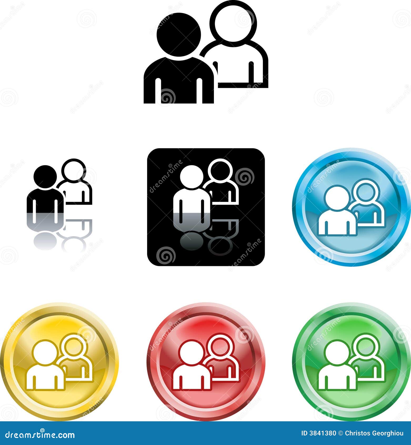 People Networking Icon Symbol Stock Vector - Illustration of computer ...