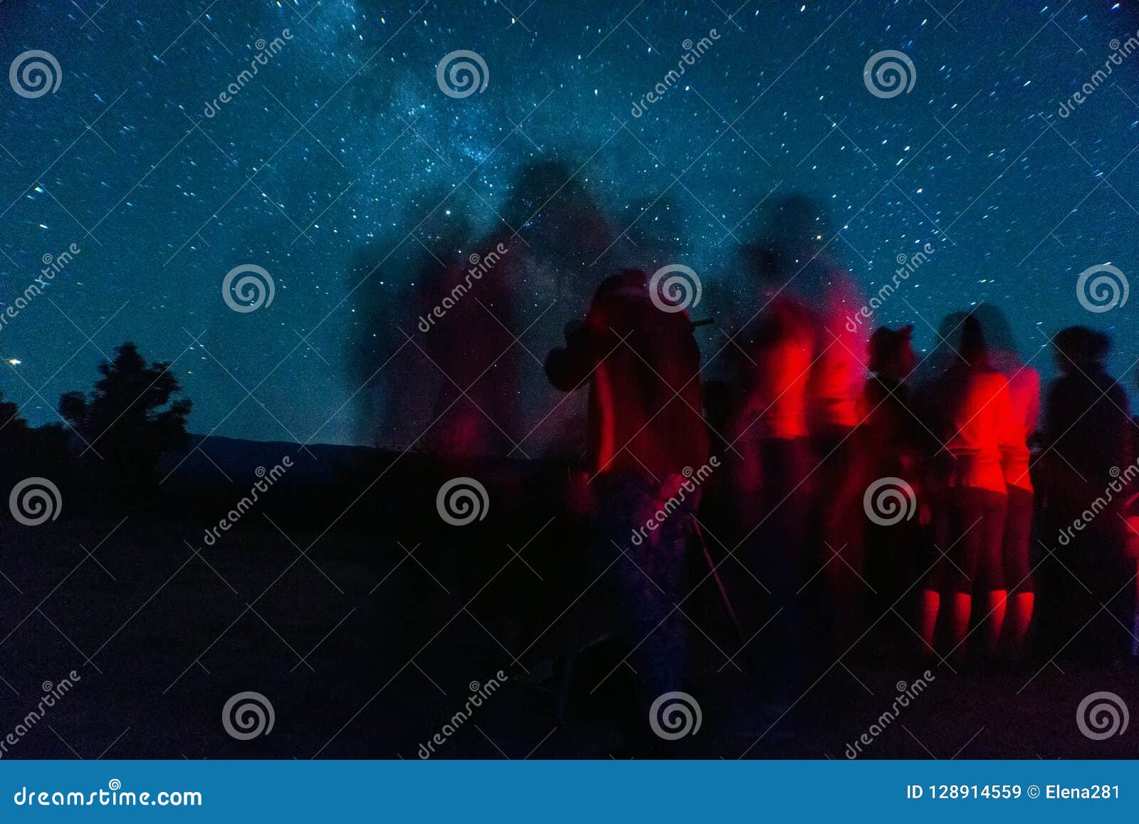 People are Observing through Telescopes Stock Image - Image of crowd ...