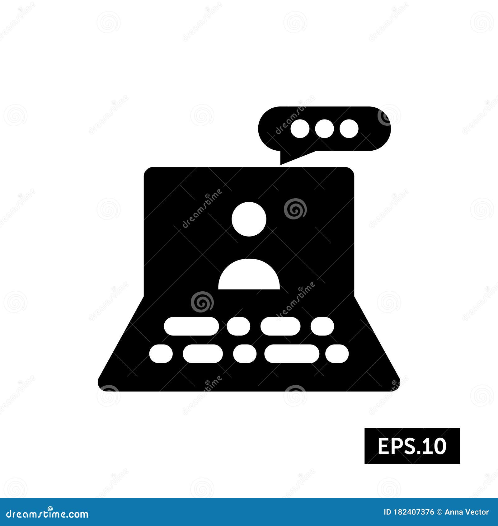 People Online Chatting Icon, People Online Chatting Sign/symbol Stock ...