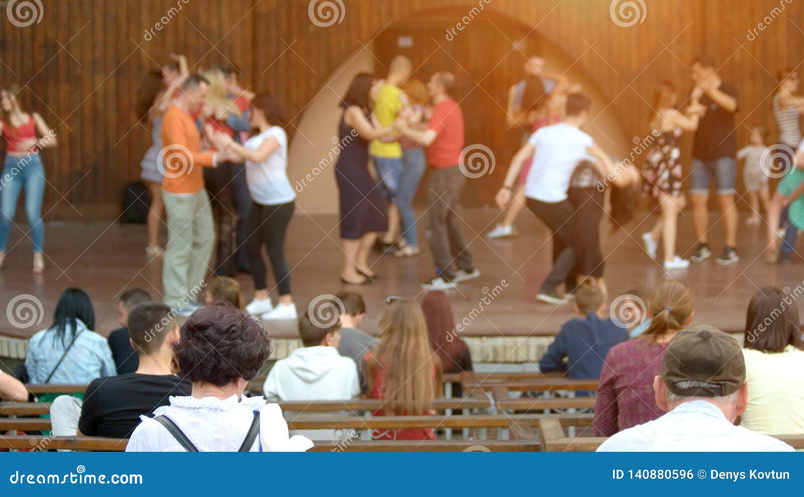 People at outdoor concert. editorial photo. Image of looking - 140880596