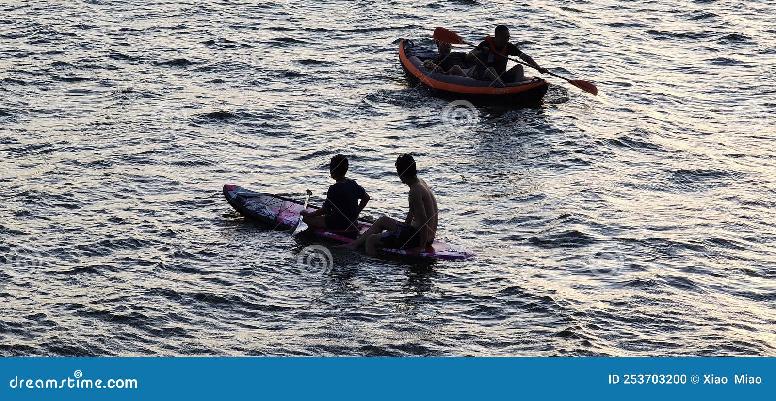 People Paddling on Inflatable Rubber Rafts in the River Editorial Image ...