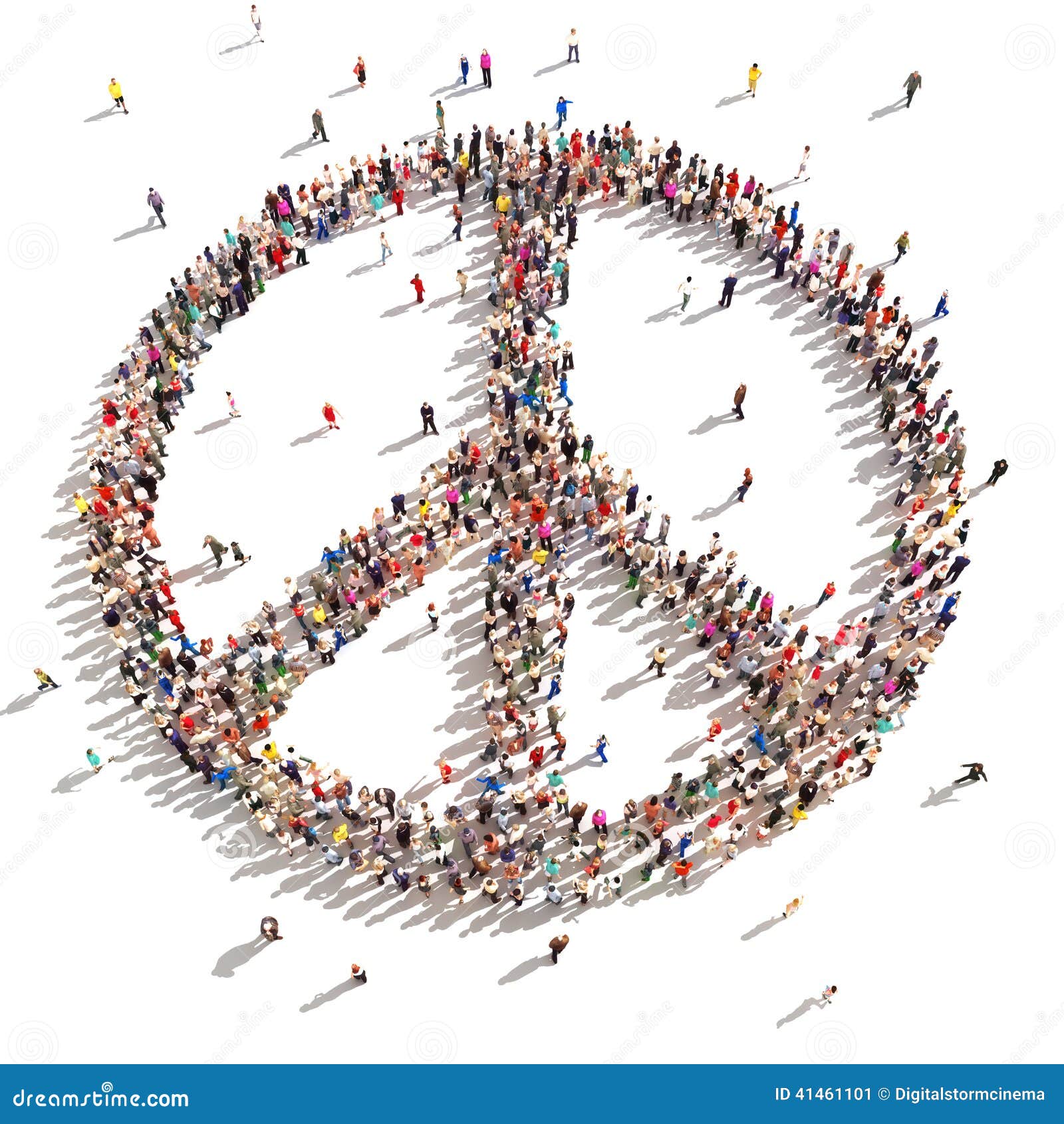 People of peace. stock illustration. Illustration of campaign - 41461101