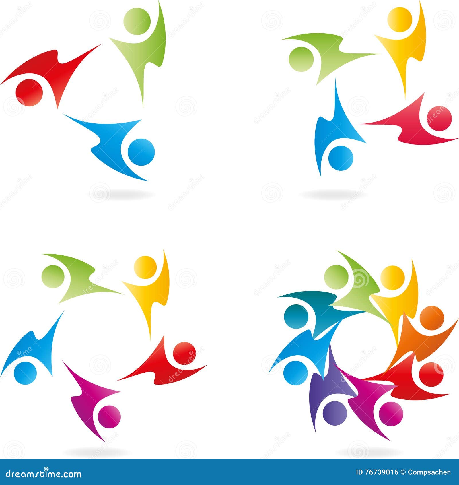 People, People Logos, People Together Stock Vector - Illustration of ...