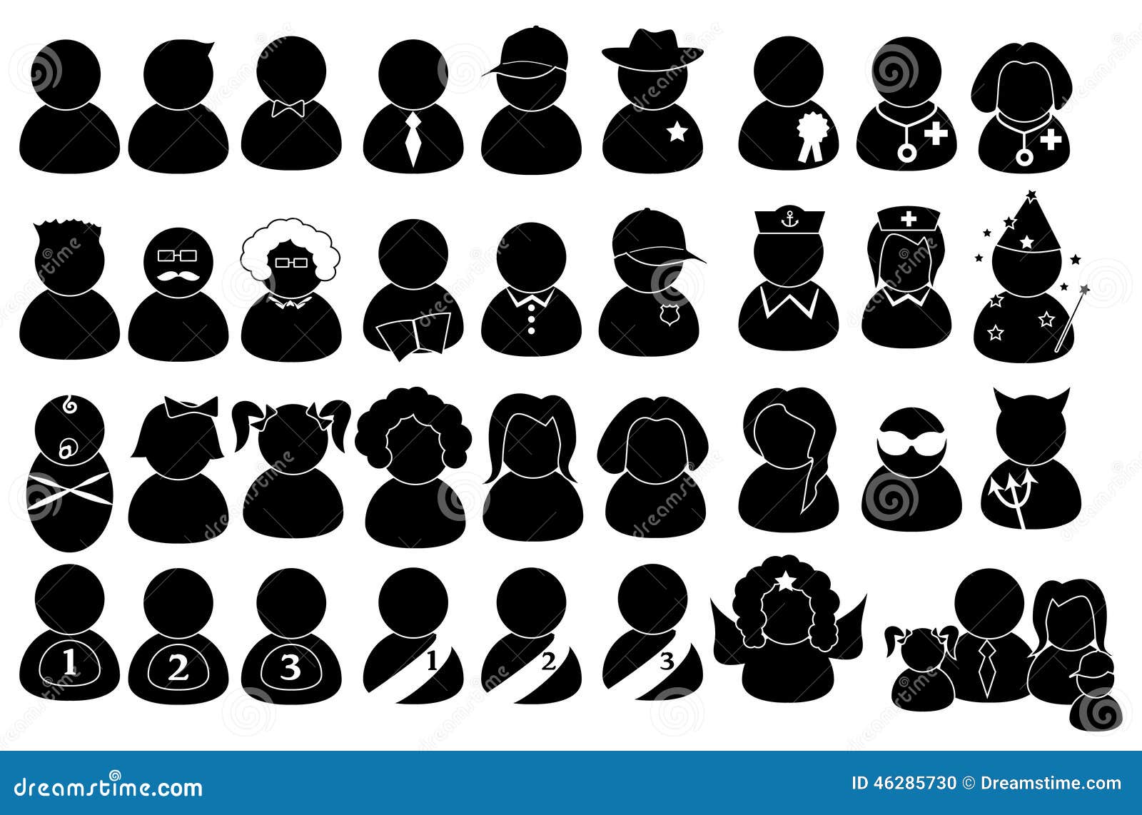 People Pictograms Stock Photography | CartoonDealer.com #46285730