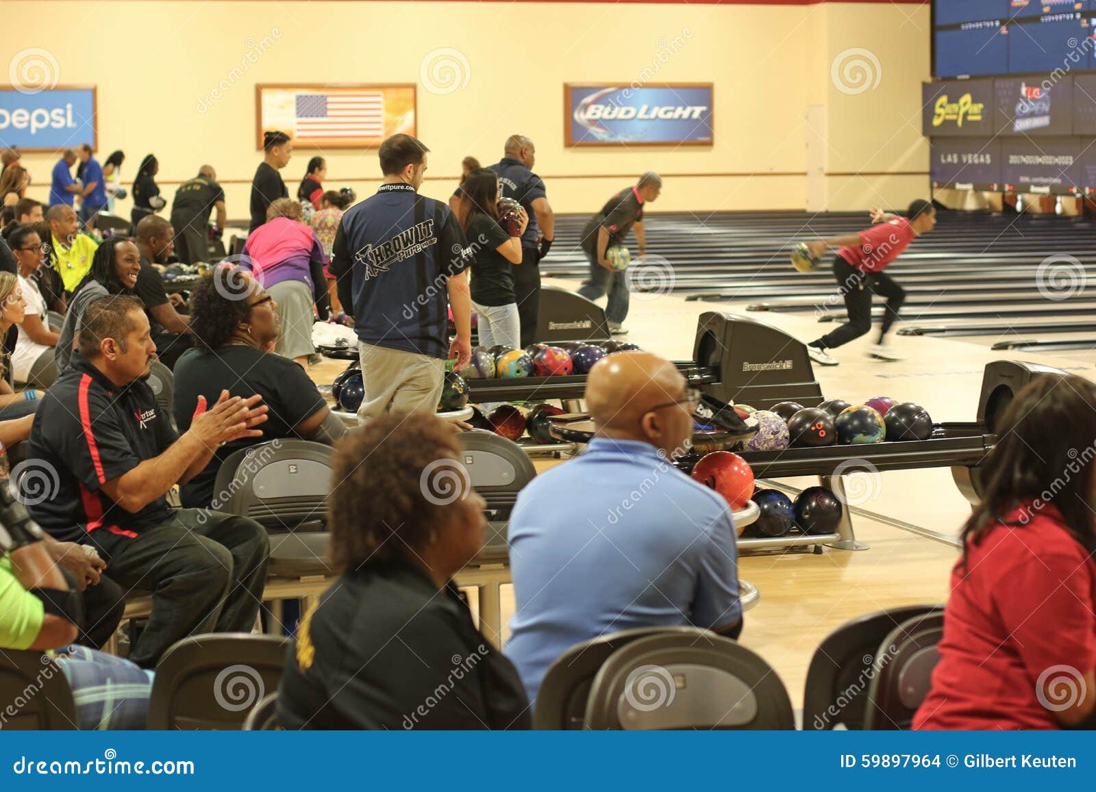 People playing bowling editorial stock image. Image of people - 59897964