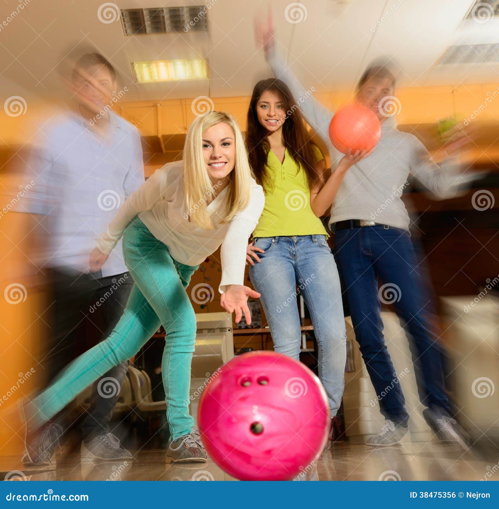 People playing bowling stock photo. Image of playing - 38475356