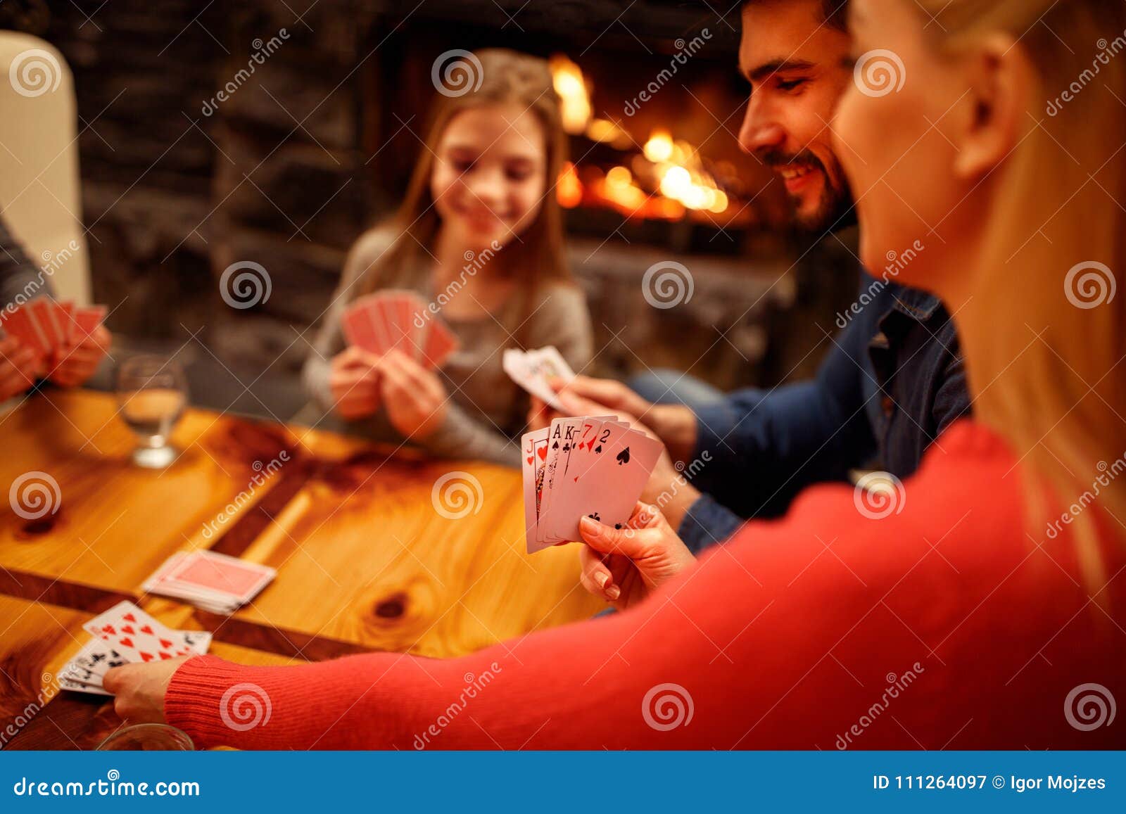 People playing card game stock image. Image of game - 111264097