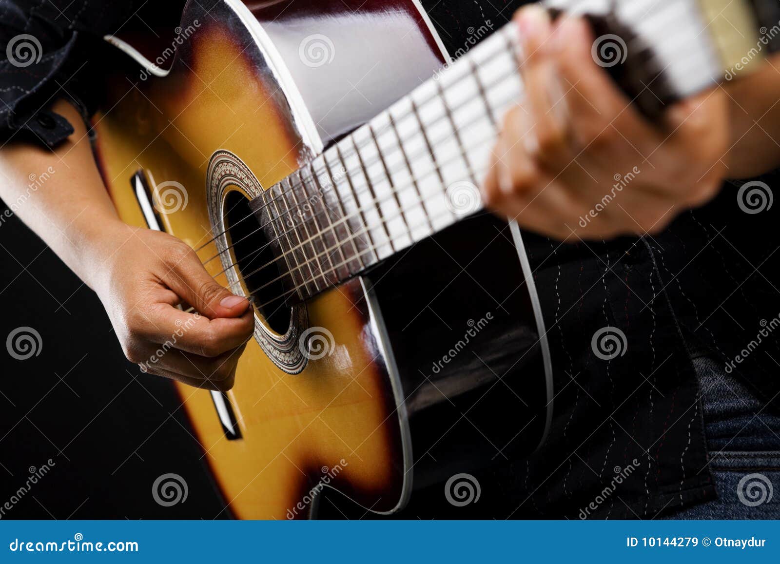 People Playing Classic Guitar Stock Image - Image of music, string ...