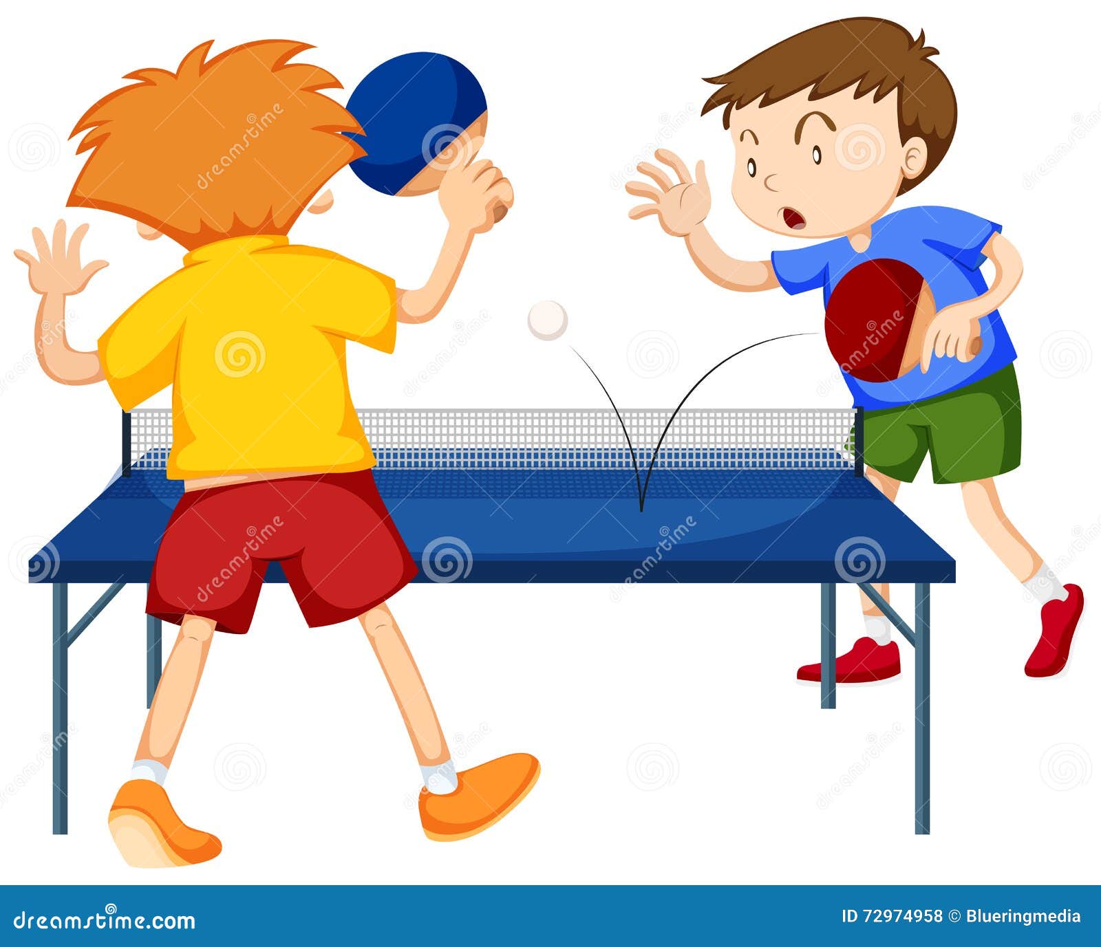 Table Tennis. Master Cartoon Vector | CartoonDealer.com #70536371