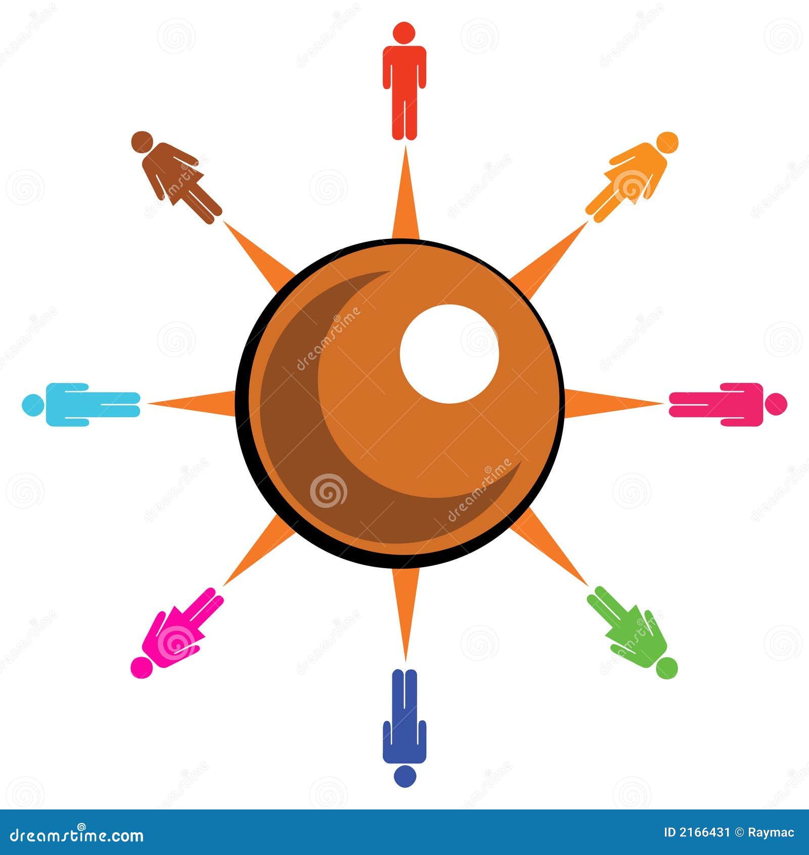 People Power stock illustration. Illustration of teamwork - 2166431