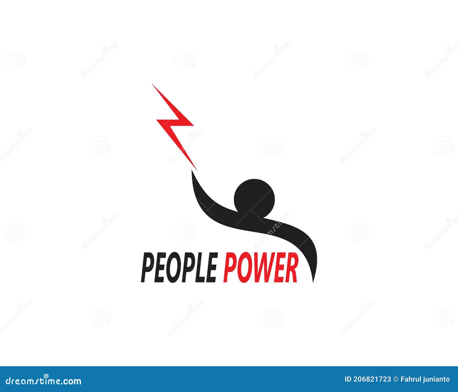 People Power Logo Vector Template Vector Illustration Stock Vector ...